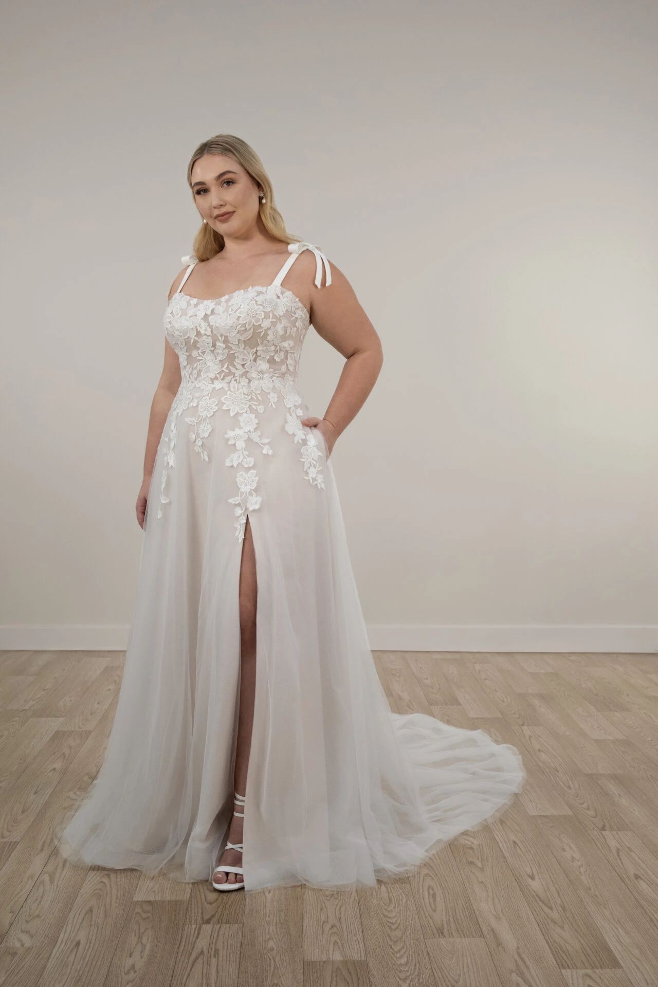 B.B. Bridal carries plus size wedding dresses up to size 34